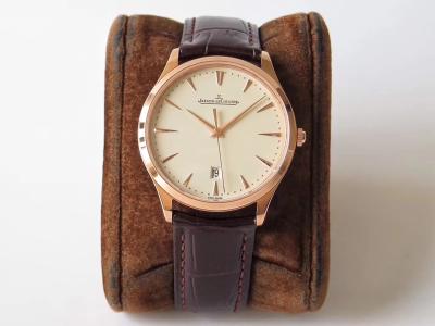 China Jaeger Lecoultre Master Ultra Thin Date RG/LE Rose ZF 1:1 MY9015 Mod - JL004 for sale
