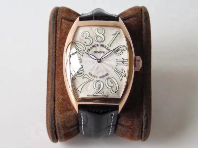 China FM Curvex Jumbo Crazy Hours RG/LE White Dial Customized FM2001 Automatioc Watch - FM004 for sale