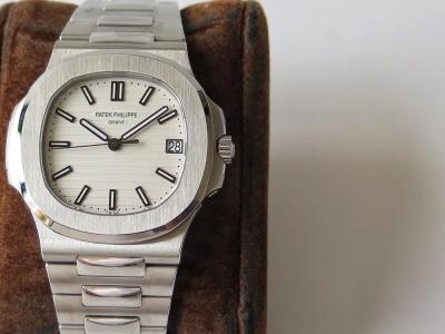 China PP Factory Top Patek Nautilus Nautilus Jumbo Ref.5711 V3 Edition White Dial Cal.324CS Movement Watch for sale