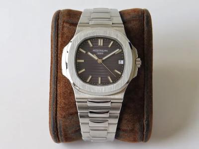 China PP Factory Top Patek Nautilus Nautilus Jumbo Ref.5711 V3 Edition Brown Dial Cal.324CS Movement Watch for sale