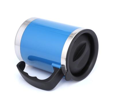 Cina Tazza isolata doppia di acciaio inossidabile di LFGB 400CC in vendita