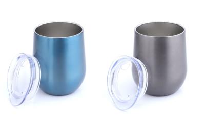 Cina chiavette Stemless del vino di acciaio inossidabile 220ml in vendita