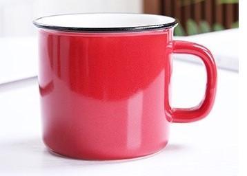 Cina tazze da caffè ceramiche dello spazio in bianco 12oz in vendita