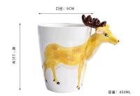 China 9cmx11cm 3D Ceramic Mugs for sale