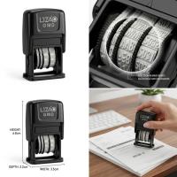 China Wholesale Date Self-Inking Stamp, Adjustable Date Rubber Stamper for Documents for sale