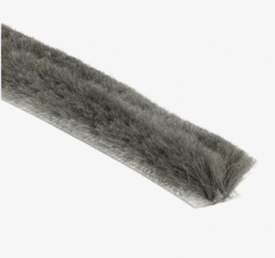 China Brush Weather Stripping Felt Door Brush Strip for Modern Sliding Sash Window in Black for sale