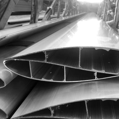 China T3-T8 Temper Aluminium Profiles for Customized Window Blinds Shutters and Louver Slats for sale