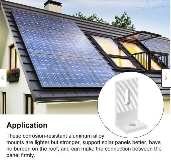 Quality 6005 L-Feet Solar Mounting Bracket with Tolerance of ±1% Shengxin Aluminum Alloy for sale