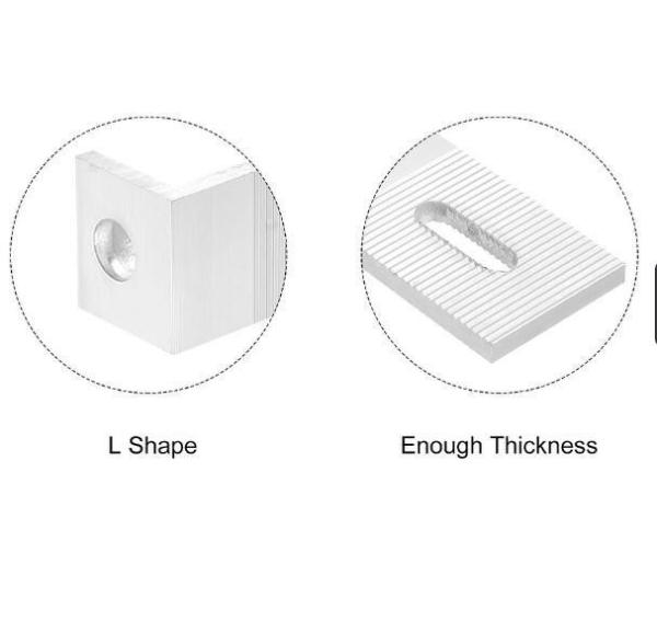 Quality 6005 L-Feet Solar Mounting Bracket with Tolerance of ±1% Shengxin Aluminum Alloy for sale