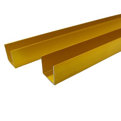 China Aluminum Channel Profile SHENGXIN Double U Shaped Aluminum Profile with ±1% Tolerance for sale