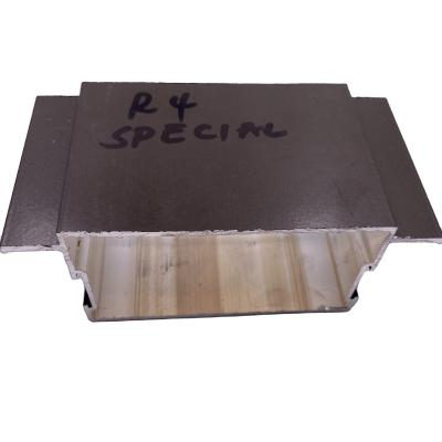 China 6063 Liga de alumínio 5.8-6.0M Comprimento Perfis de alumínio para vitrines 28/30.5 à venda