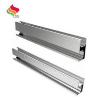 China Customized 0.30mm Thickness Silver Anodizing Aluminium Profiles for Solar Panel Frames for sale