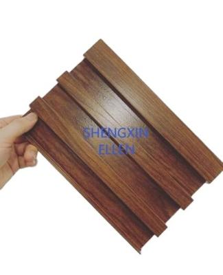 China Aluminum Slats with Wood Effect Paint Perfect Combination of Strength and Style for sale