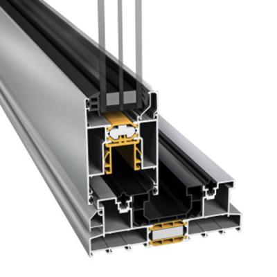 China Perfis de extrusão de liga de alumínio 6063/6061 personalizados para portas e janelas exportador à venda