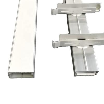 China 5.8-6.0M Length Aluminium Fence Panel Louver System Hardware Kit for Structure Profile for sale