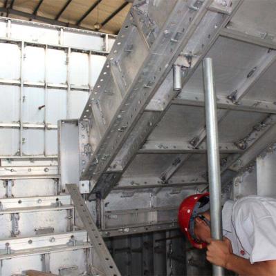 China PVC Main Material 6000 Series T5 T6 Extrusion Aluminium Profiles for Construction Formwork System for sale