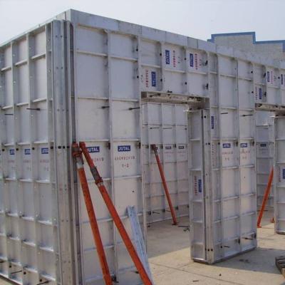 China PVC Main Material 6000 Series T5 T6 Extrusion Aluminium Profiles for Construction Formwork System for sale