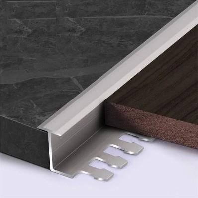China Standard GB5237-2008 Aluminum T Profile Tile Trim For Wall Floor T Shape Tile Trims for sale