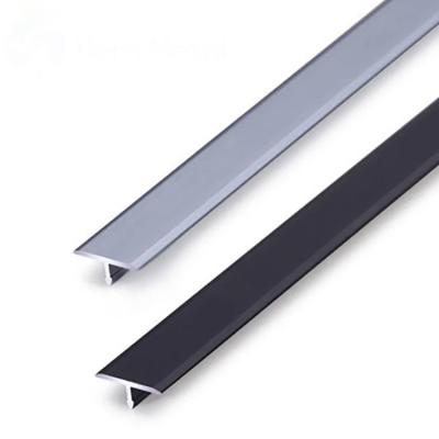 China T-vorm aluminium tegelprofiel voor keramische wandtegels en bouwmaterialen Te koop