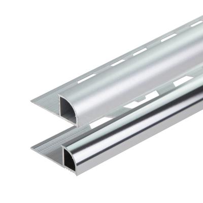 China Aluminum Floor Edge Trim for Laminate Flooring Threshold Transition T5 Temper Profiles for sale