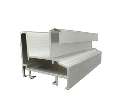 China 6000 Series Grade Customized Thickness Wardrobe Aluminum Profiles Extrusion Process for sale