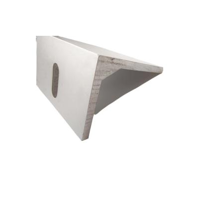 China EN-AW6063 Grade Angle Aluminium Customized for Single and Double Fixing Brackets for sale