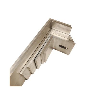 China EN-AW6063 Grade Angle Aluminium Customized for Single and Double Fixing Brackets for sale