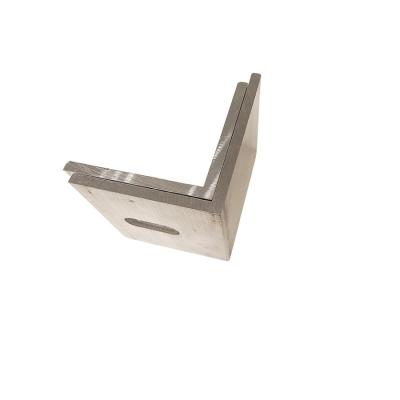 China EN-AW6063 Grade Angle Aluminium Customized for Single and Double Fixing Brackets for sale