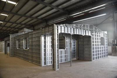 China SHENGXIN 6063-T5 Aluminum Frame Aluminium Slab Formwork for Courtyard Concrete Mould for sale