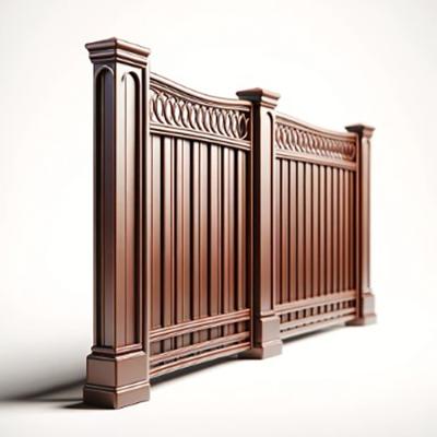 中国 6063 T5 と カスタマイズと耐久性を組み合わせる現代的なデザインのアルミフェンス 販売のため