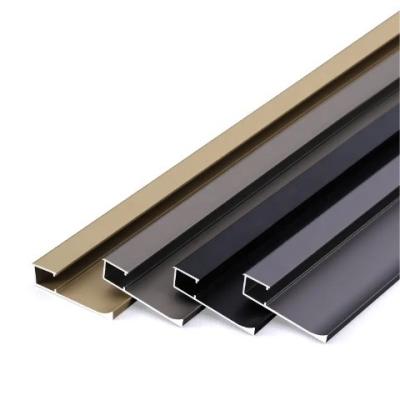 China Custom 6063 T5 Aluminum Tile Trim Profile for Modern Decorative Ceramic Edge Corner for sale