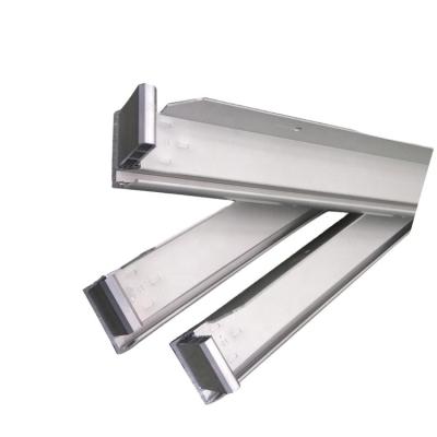 China T5 Temper Customized Aluminium Profiles for Solar Panel Stand Ground Mounting Bracket for sale