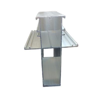 China 6063 Grade Grey Powder Coating Aluminium Profiles for Madagascar Windows and Doors for sale