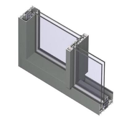 China Anhui Custom Anodizing Powder Coating Aluminium Sliding Windows Profile for Extrusion for sale