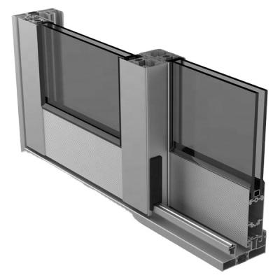 China Anhui Custom Anodizing Powder Coating Aluminium Sliding Windows Profile for Extrusion for sale