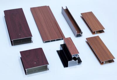 China Extrusion Window Profile with Competitive and Sand Blasting Anodized Aluminum Profile for sale