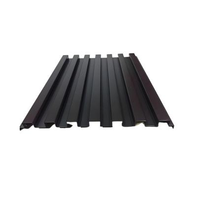 China Cutting Service Anodized Aluminum Fluted Wall Panel for Exterior Wall Cladding Profiles for sale