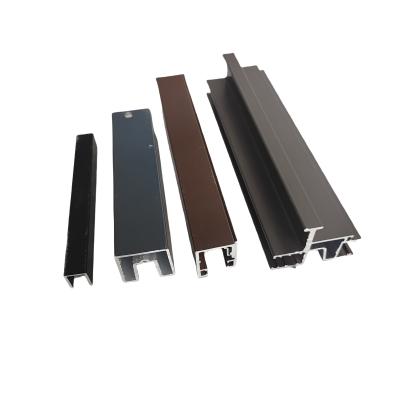 China Customized Color Powder Coating Door Window Aluminium Profiles for Custom Extrusions for sale