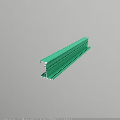 China GB5237-2008 Standard Silver Anodized Aluminum Profile for Apartment Construction for sale