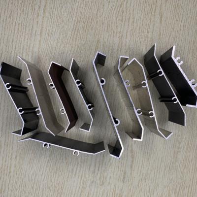China Shengxin Z Shape Louvers Windows and Doors Shutter Profiles with Anodizing Powder Coating for sale