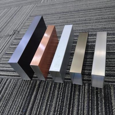 China Custom Size Anhui Shengxin Aluminum Square Rectangle Profile with Various Surface Colors for sale