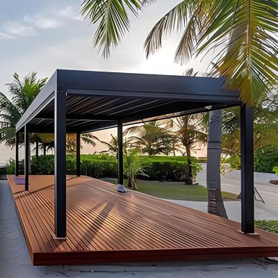 China Anhui Shengxin Pergola Louvered Aluminum Profiles for Customized Outdoor Courtyard Garden for sale