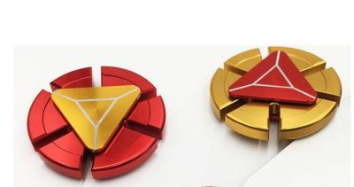 China EDC New iron Man metal hand spinner, decompression fidget spinner toys factory price for sale