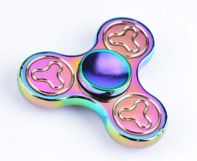 China EDC New Colorful Plum blossom fidget hand spinner, decompression fidget spinner toys factory price for sale