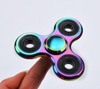 China EDC New Colorful heavy round leaves fidget hand spinner, decompression fidget spinner toys factory price for sale