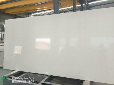 China Crystal White quartz slabs production for sale