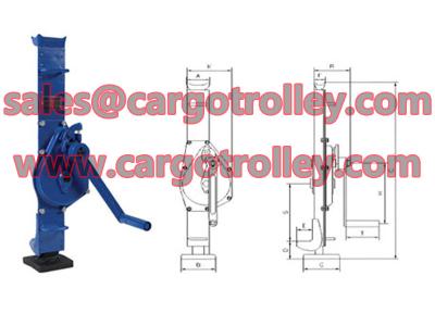 China Mechanical jack for sale