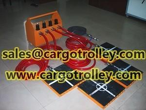 China Air caster machine moving equipment details for sale