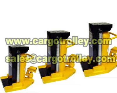 China Toe jack structure and specification for sale