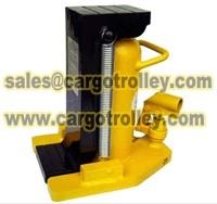China hydraulic jack with toe part and head part for sale